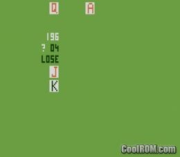 Blackjack ROM Download for Atari 2600 - CoolROM.com