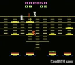 Burgertime ROM Download for Atari 2600 - CoolROM.com
