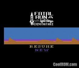 Fatal Run ROM Download for Atari 2600 - CoolROM.com
