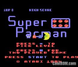 Super Pac-Man (Prototype) ROM Download for Atari 5200 - CoolROM.com