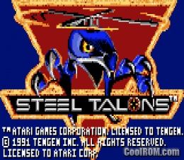 Steel Talons ROM Download for Atari Lynx - CoolROM.com