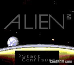 Alien 3 ROM Download for Sega Game Gear - CoolROM.com