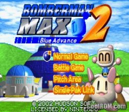 Bomberman Max 2 - Blue Advance ROM Download for Gameboy Advance / GBA ...
