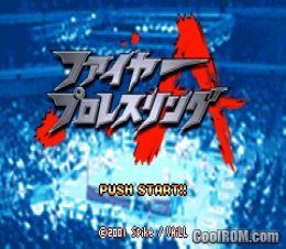 Fire Pro Wrestling A (Japan) ROM Download for Gameboy Advance / GBA ...