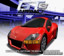 GT Advance 3 - Pro Concept Racing ROM Download for Gameboy Advance ...