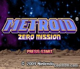Metroid - Zero Mission (Japan) ROM Download for Gameboy Advance / GBA ...