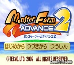 Monster Farm Advance 2 (Japan) ROM Download for Gameboy Advance / GBA ...
