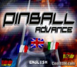 Pinball Advance ROM Download for Gameboy Advance / GBA - CoolROM.com