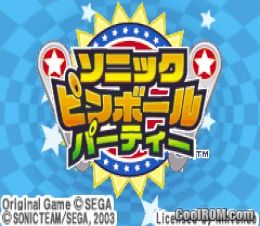 Sonic Pinball Party (Japan) ROM Download for Gameboy Advance / GBA ...