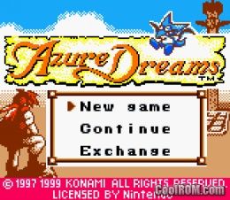 Azure Dreams ROM Download for Gameboy Color / GBC - CoolROM.com