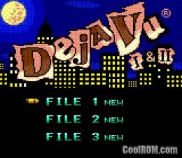 Deja Vu I & II ROM Download for Gameboy Color / GBC - CoolROM.com