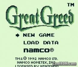 Great Greed ROM Download for Gameboy Color / GBC - CoolROM.com