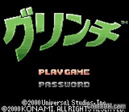 Grinch (Japan) ROM Download for Gameboy Color / GBC - CoolROM.com