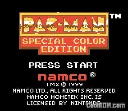 Pac-Man - Special Color Edition ROM Download for Gameboy Color / GBC ...
