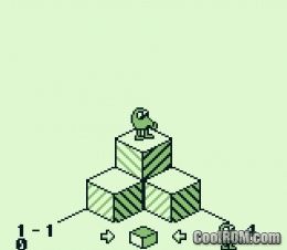 Q-bert for Game Boy ROM Download for Gameboy Color / GBC - CoolROM.com