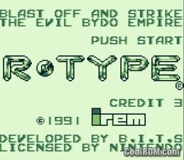 R-Type (Japan) ROM Download for Gameboy Color / GBC - CoolROM.com