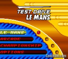 Test Drive Le Mans ROM Download for Gameboy Color / GBC - CoolROM.com