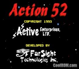 Action 52-in-1 ROM Download for Sega Genesis - CoolROM.com