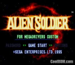 Alien Soldier (Europe) ROM Download for Sega Genesis - CoolROM.com