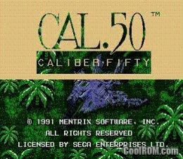 Caliber .50 ROM Download for Sega Genesis - CoolROM.com