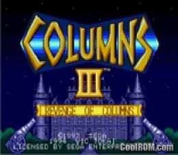 Columns III - Revenge of Columns ROM Download for Sega Genesis ...