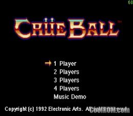 Crue Ball - Heavy Metal Pinball ROM Download for Sega Genesis - CoolROM.com