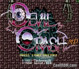 Devil Crash MD (Japan) ROM Download for Sega Genesis - CoolROM.com