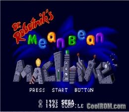 Dr. Robotnik's Mean Bean Machine ROM Download for Sega Genesis ...