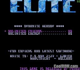 Elite Rip Intro 1 ROM Download for Sega Genesis - CoolROM.com