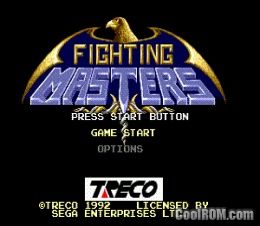 Fighting Masters ROM Download for Sega Genesis - CoolROM.com