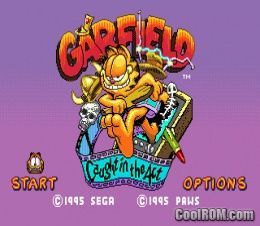 Garfield - Caught in the Act ROM Download for Sega Genesis - CoolROM.com