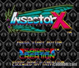 Insector X (Japan) ROM Download for Sega Genesis - CoolROM.com