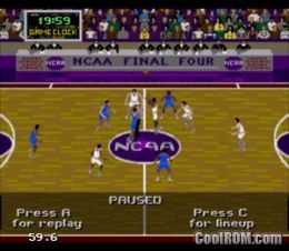 NCAA Final Four College Basketball ROM Download for Sega Genesis ...
