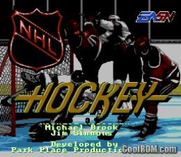 NHL Hockey '92 ROM Download for Sega Genesis - CoolROM.com