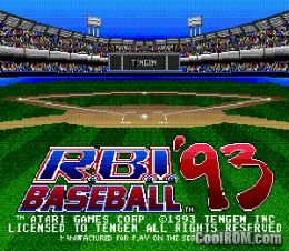 RBI Baseball '93 ROM Download for Sega Genesis - CoolROM.com