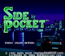Side Pocket (Japan) ROM Sega Genesis - CoolROM.com