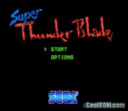 Super Thunder Blade (Japan) ROM Download for Sega Genesis - CoolROM.com