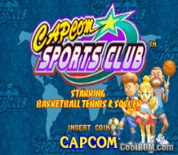 Capcom Sports Club (Euro 971017) ROM Download for MAME - CoolROM.com