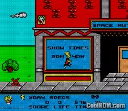 Bart vs. the Space Mutants ROM Download for Sega Master System ...