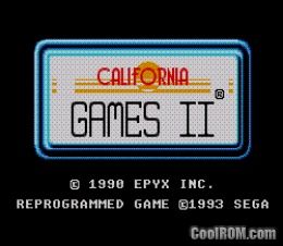 California Games 2 ROM Download for Sega Master System - CoolROM.com
