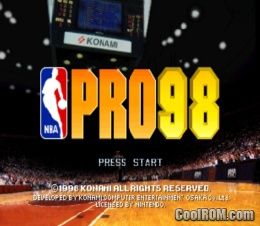 NBA Pro 98 (Europe) ROM Download for Nintendo 64 / N64 - CoolROM.com