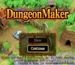 Dungeon Maker (Europe) ROM Download for Nintendo DS / NDS - CoolROM.com