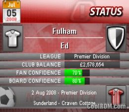 Football Director DS (Europe) ROM Download for Nintendo DS / NDS ...