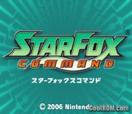 StarFox Command (Japan) ROM Download for Nintendo DS / NDS - CoolROM.com