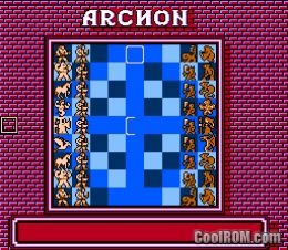 Archon ROM Nintendo / NES - CoolROM.com