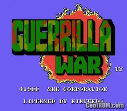 Guerrilla War (Europe) ROM Download for Nintendo / NES - CoolROM.com