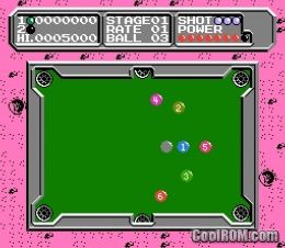 Lunar Pool (Europe) ROM Nintendo / NES - CoolROM.com