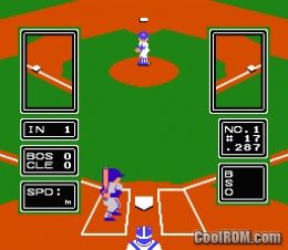 Major League Baseball ROM Download for Nintendo / NES - CoolROM.com