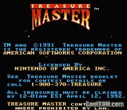 Treasure Master ROM Download for Nintendo / NES - CoolROM.com
