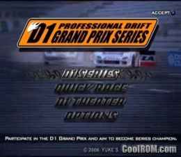 D1 - Professional Drift Grand Prix Series ROM (ISO) Download for Sony ...